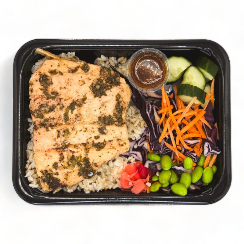 Salmon Poke Bowl | Foodie Fit Inc | Vancouver | BC